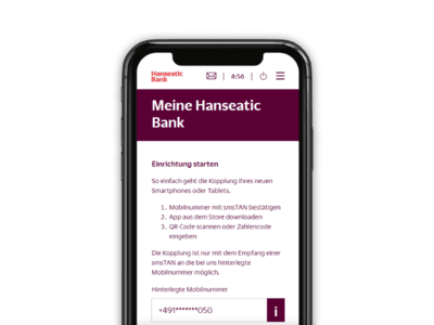 Hanseatic Bank Secure App: Bequeme und sichere Freigabe | Hanseatic Bank