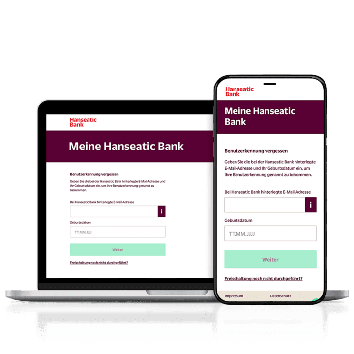 Nutzen Sie Ihr neues Online Banking - Meine.Hanseaticbank.de ...